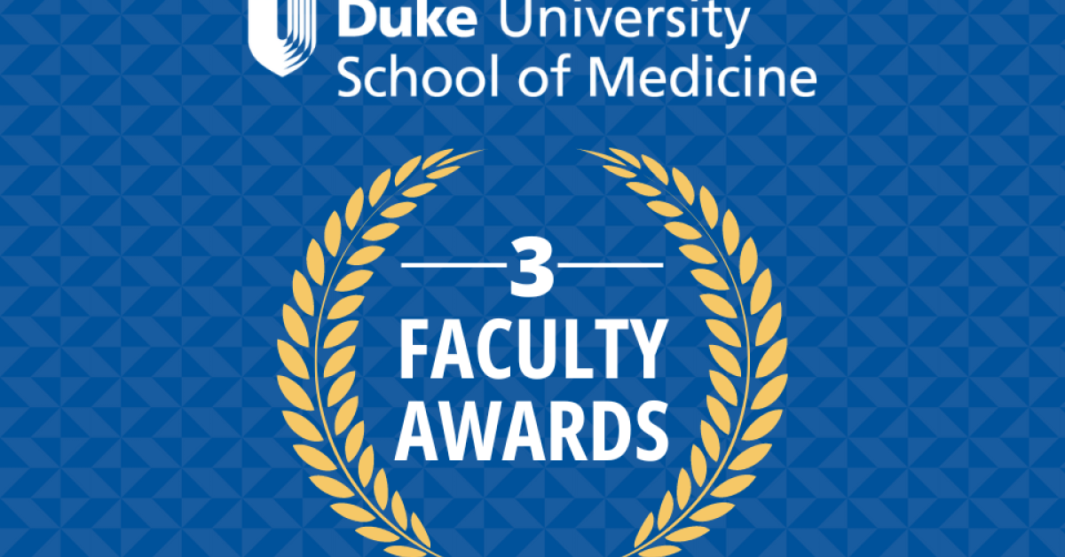 Three Duke Psychiatry Faculty Members Win School of Medicine Awards ...